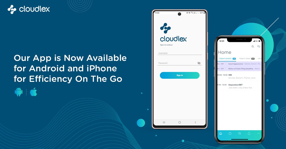 Does CloudLex® Provide Mobile Apps for Personal Injury Law Firms ...