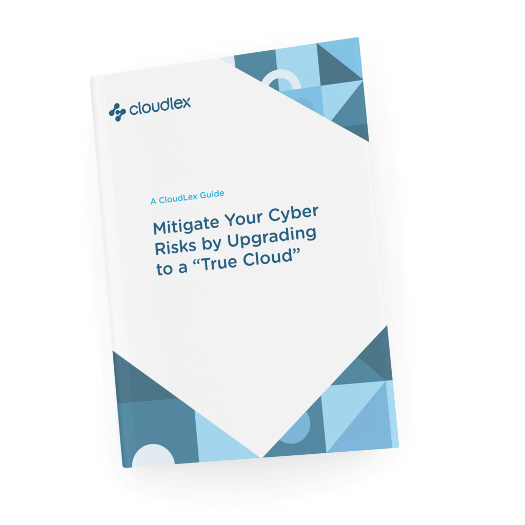Free e-book: Mitigate Your Cyber Risks by Upgrading to a “True Cloud ...