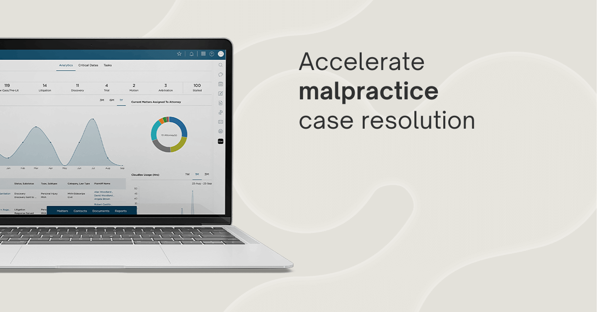 Medical Malpractice Software | Manage PI Cases Efficiently