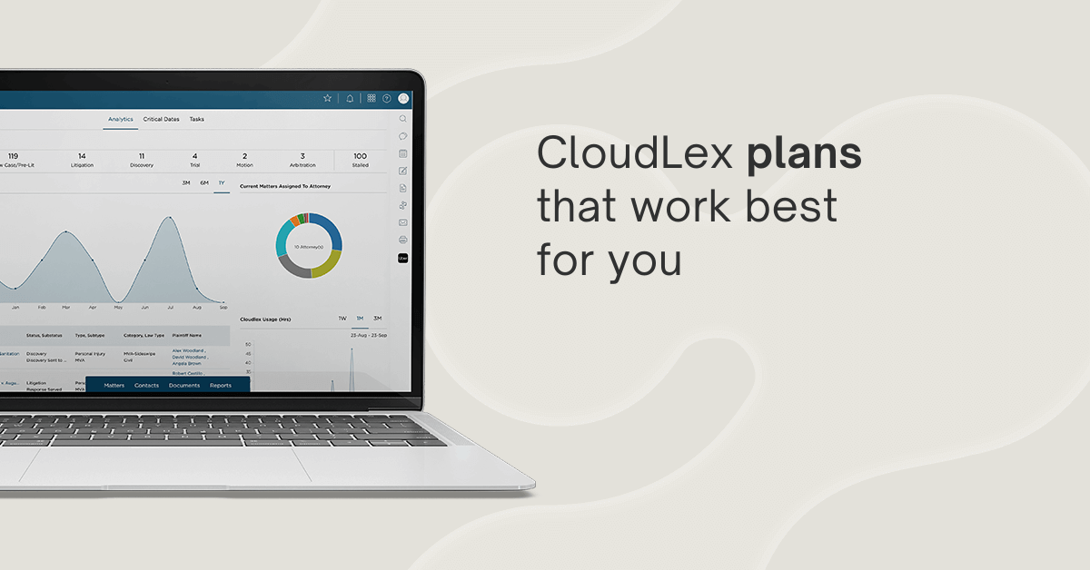 CloudLex Plans & Pricing | Personal Injury Case Management